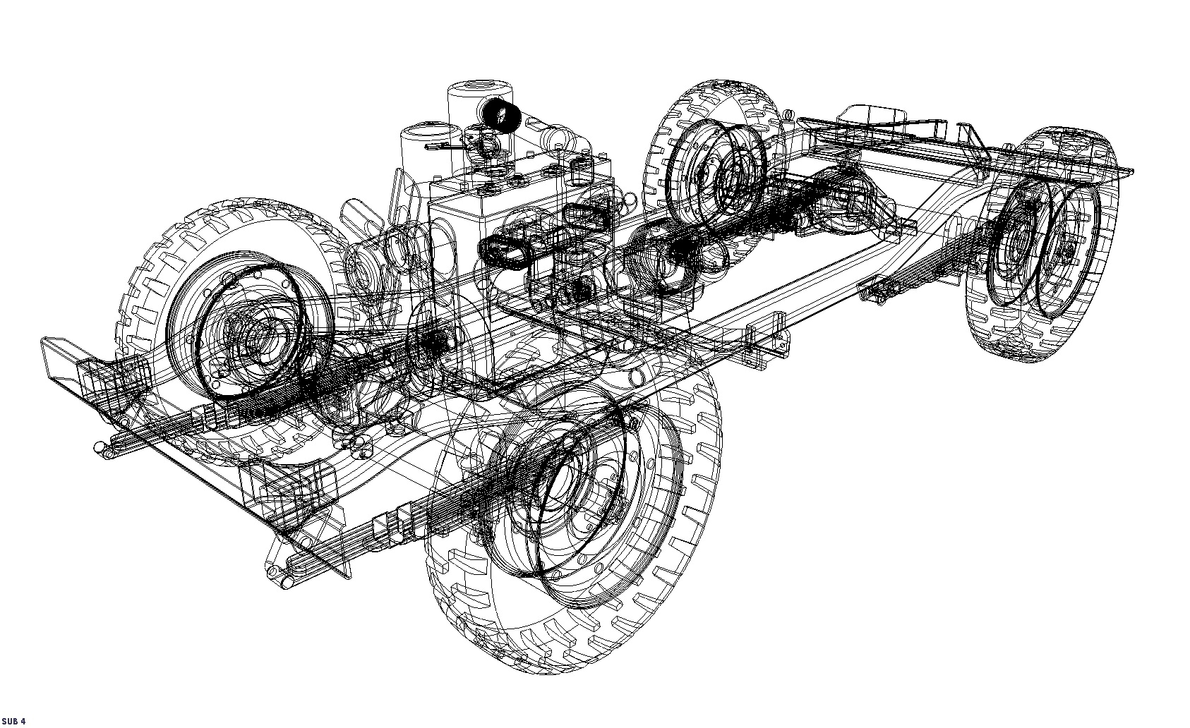 wrl willys jeep chassis