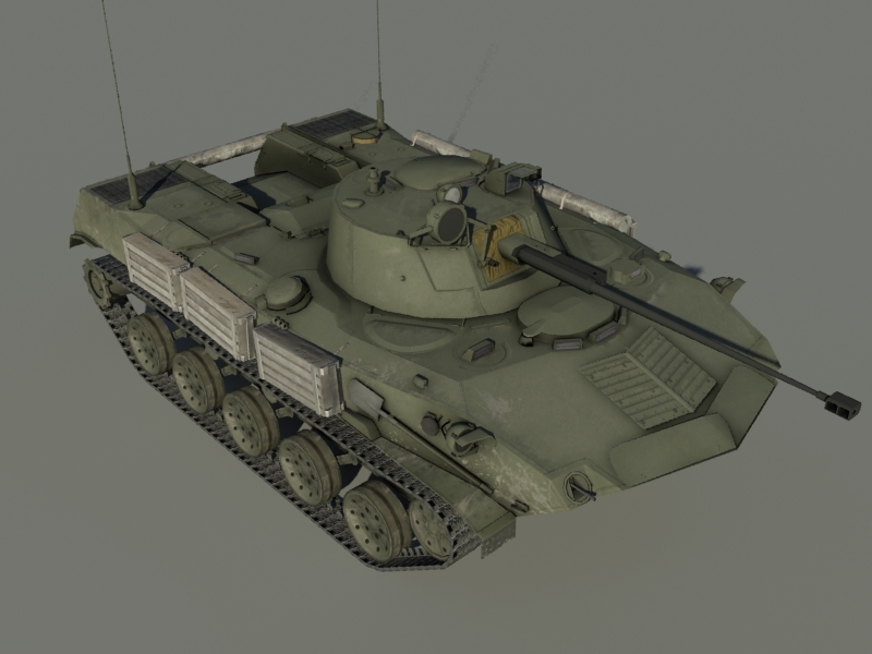 3d model bmd-2 soviet vehicle