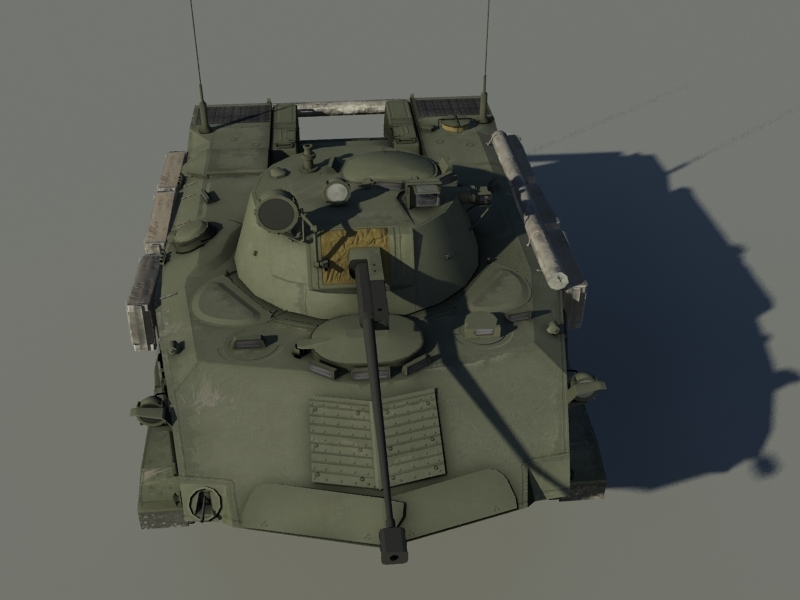 3d model bmd-2 soviet vehicle