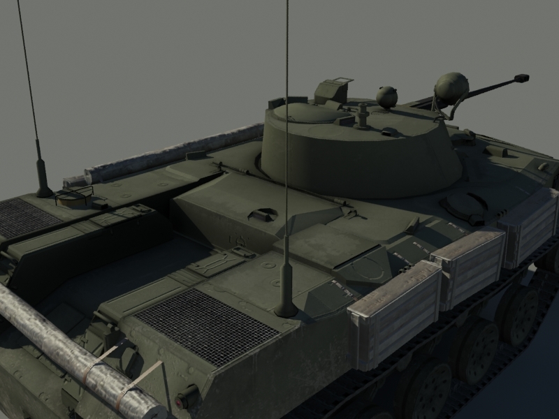 3d model bmd-2 soviet vehicle