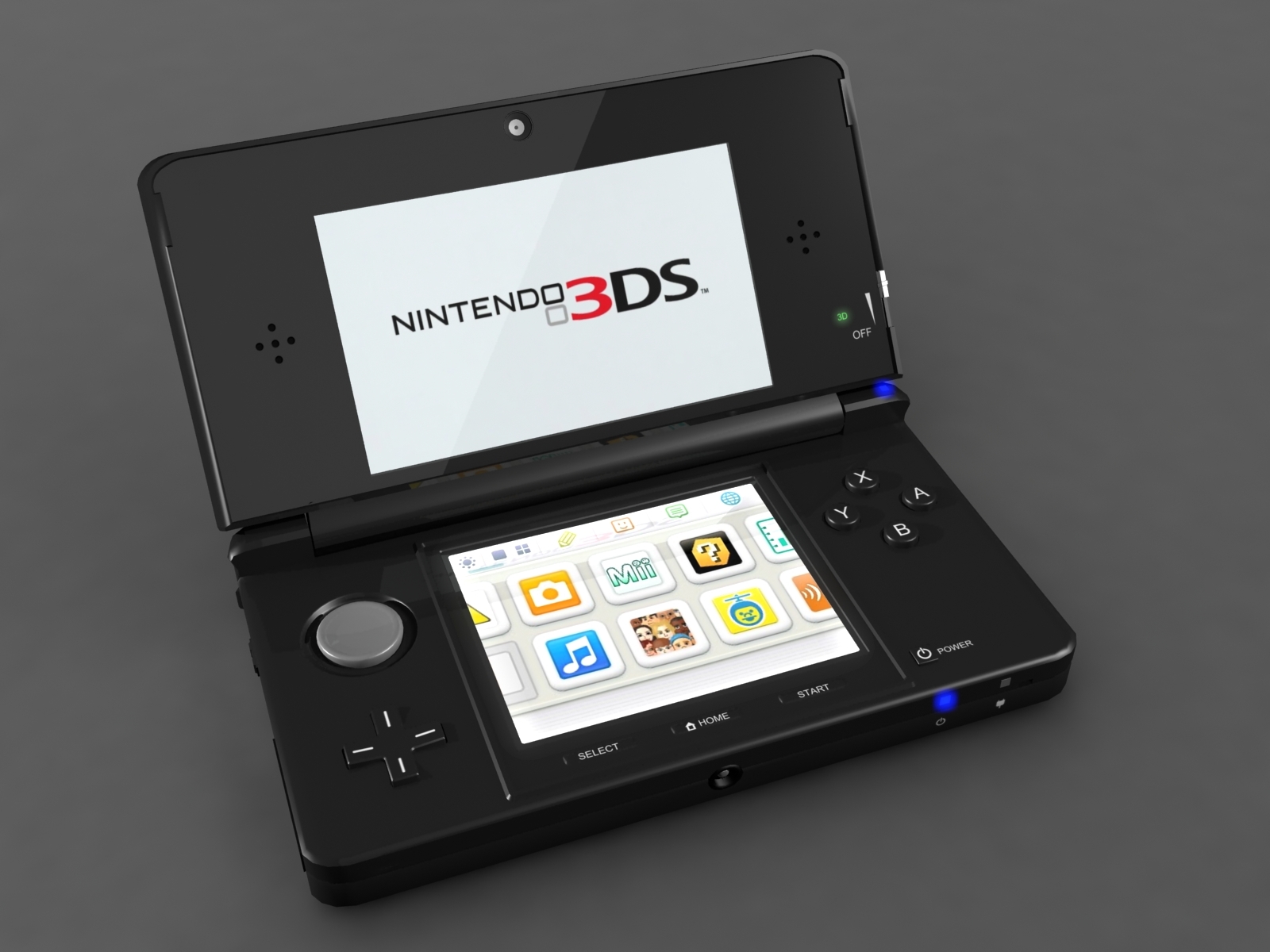 nintendo ds 3d model