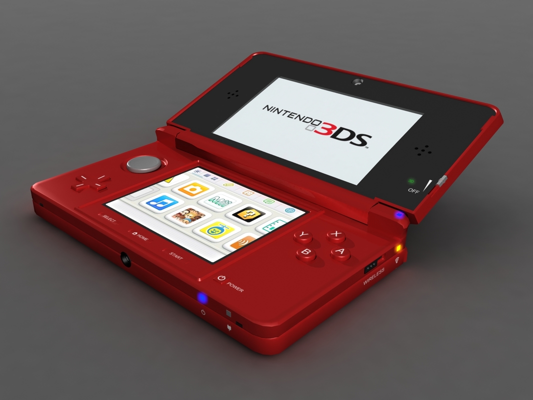 nintendo ds 3d model