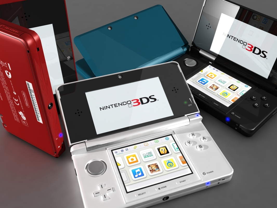 nintendo ds 3d model