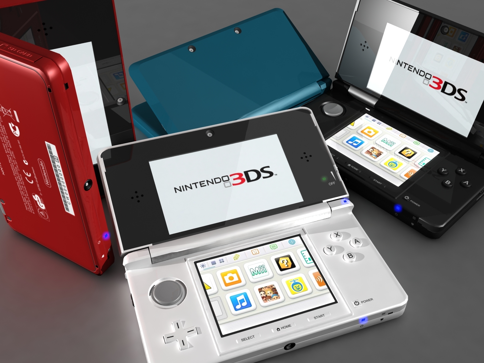 nintendo ds 3d model