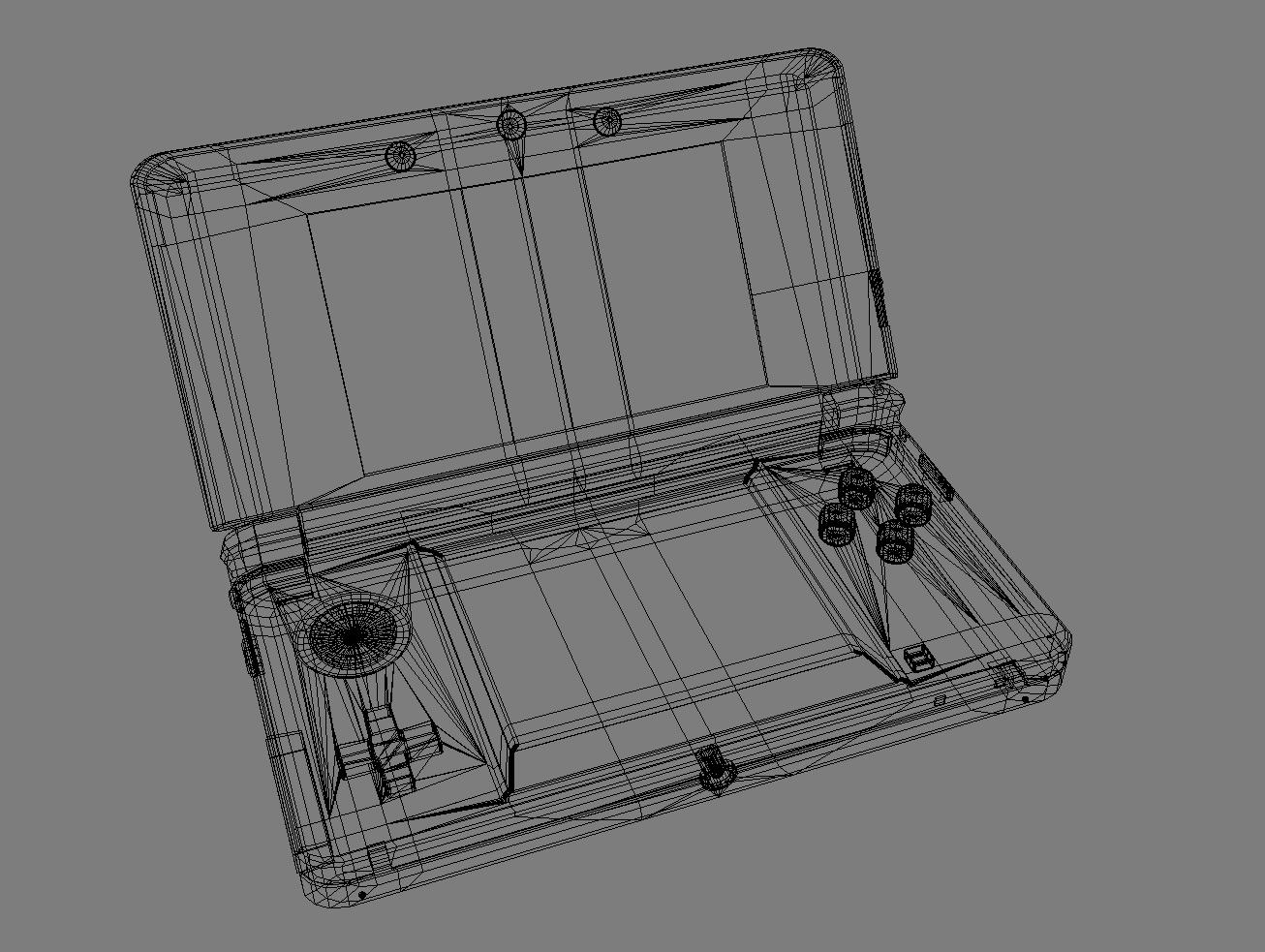 nintendo ds 3d model