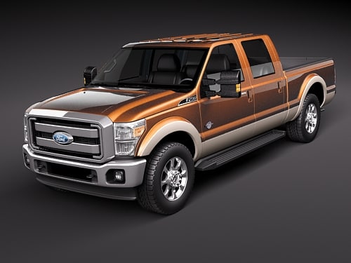 3d model f250 superduty 2010