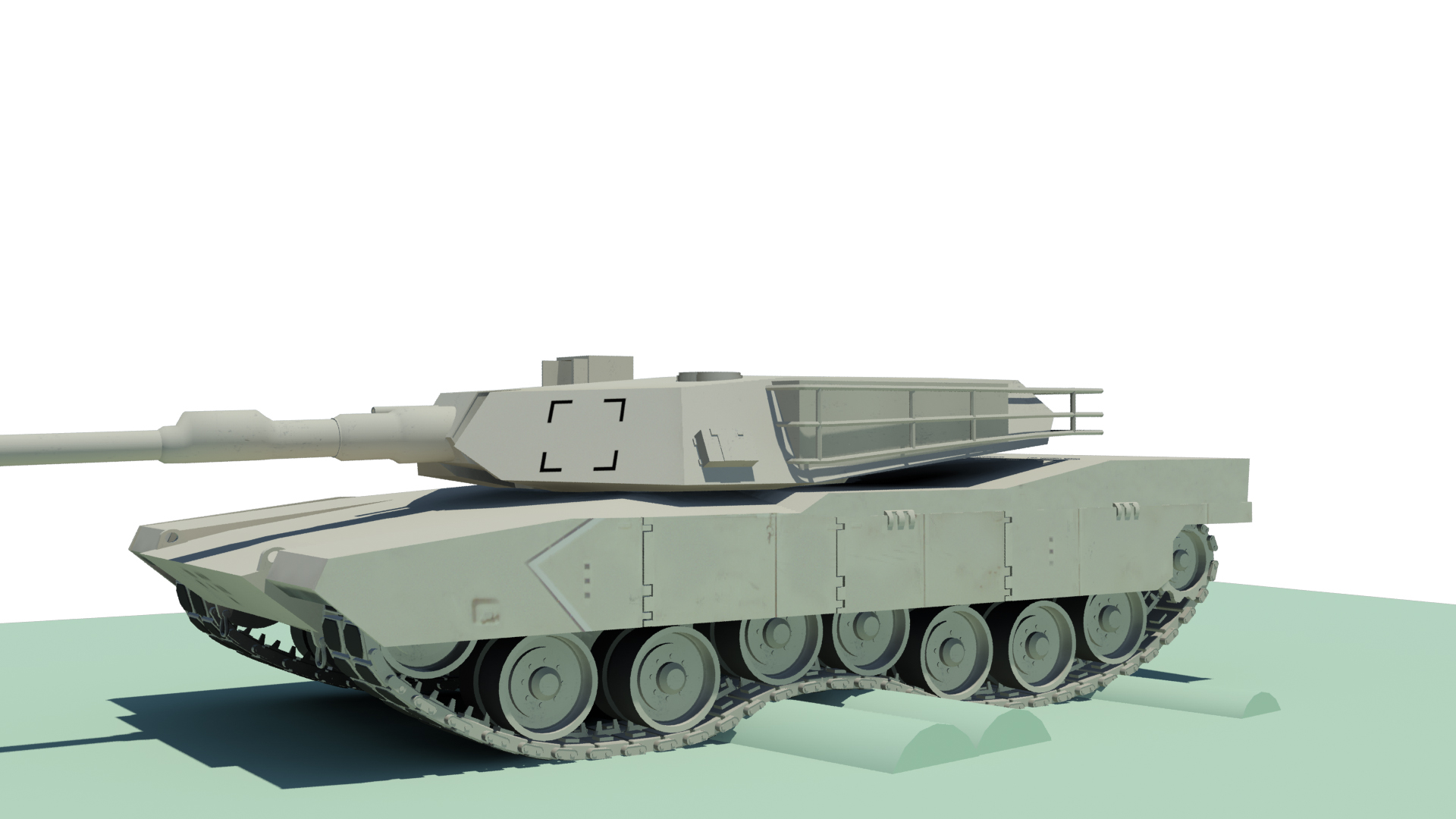 rigged abram tank max