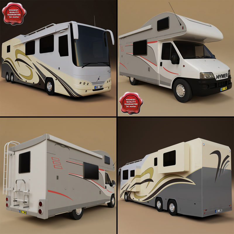 motorhomes v2 3d model
