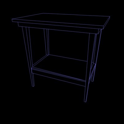 3d model butcher block