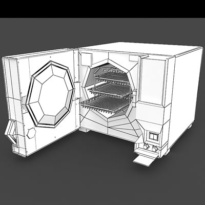 3d chemistry lab autoclave