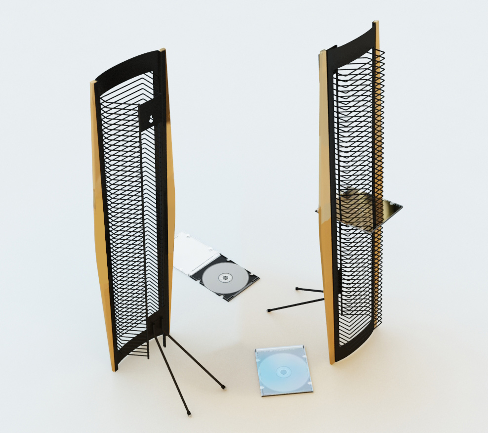 cd stand 3d model