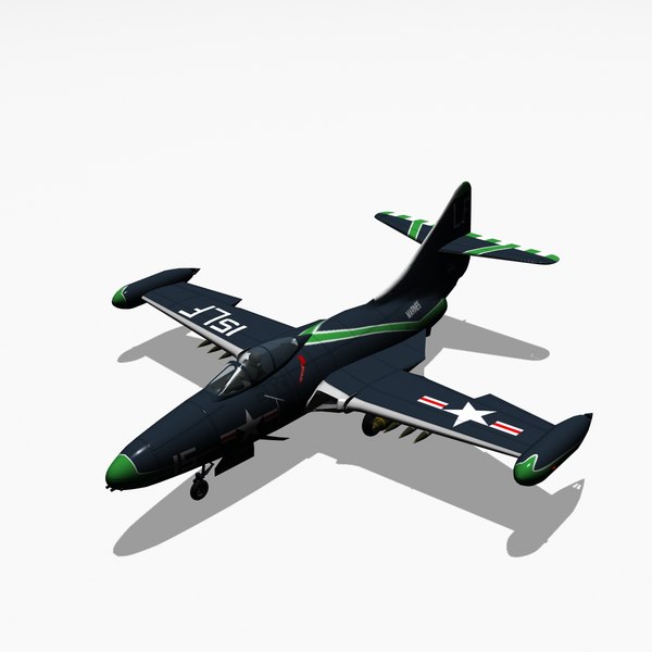 grumman f9f panther jet fighter 3ds