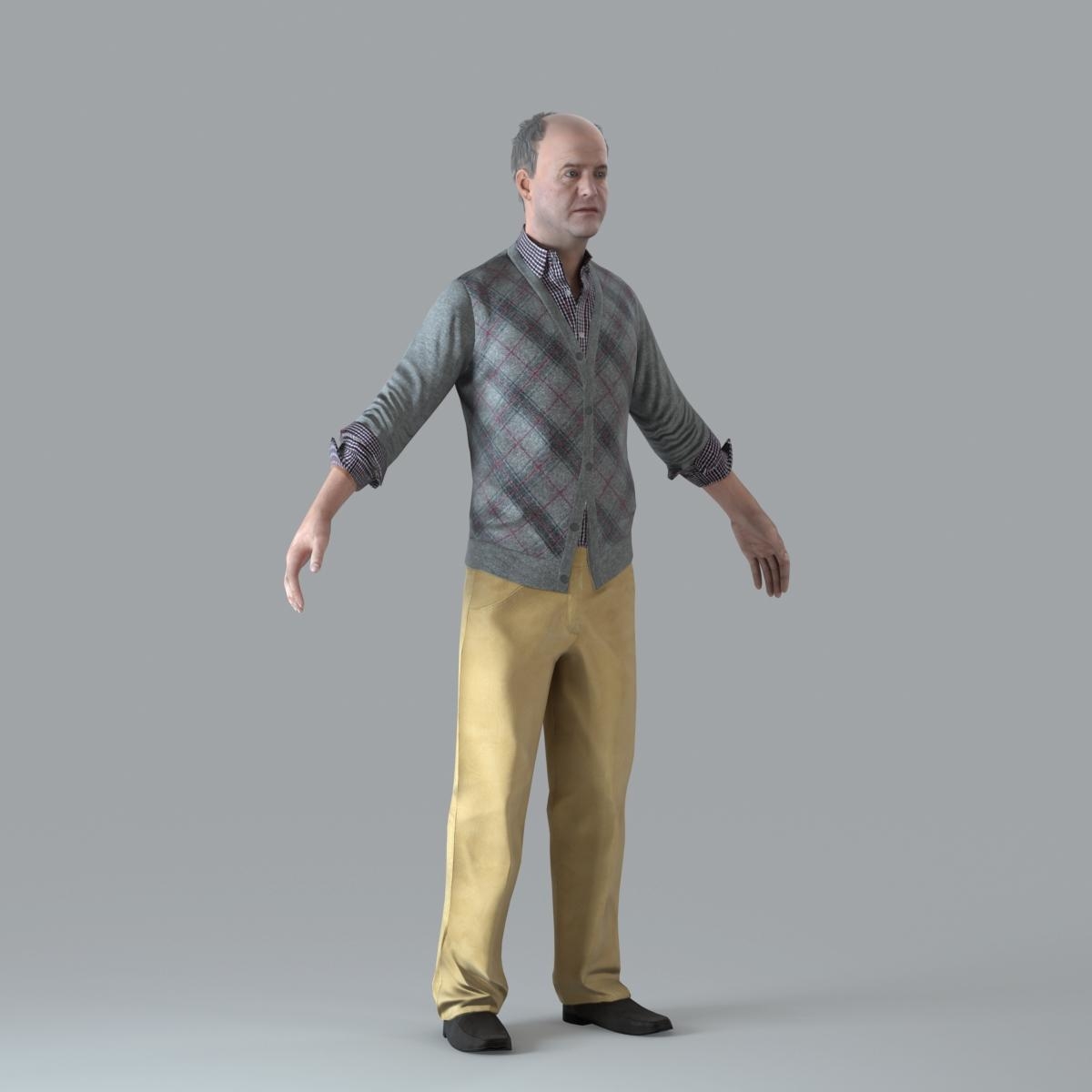 3ds max character human