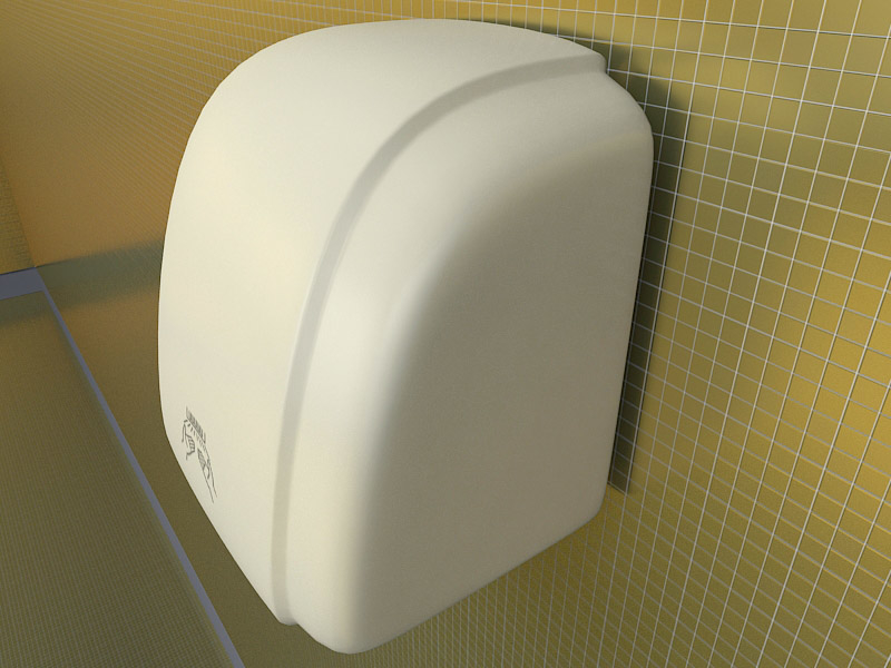 hand dryer 3d model