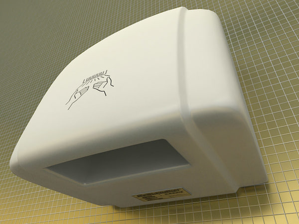 hand dryer 3d model