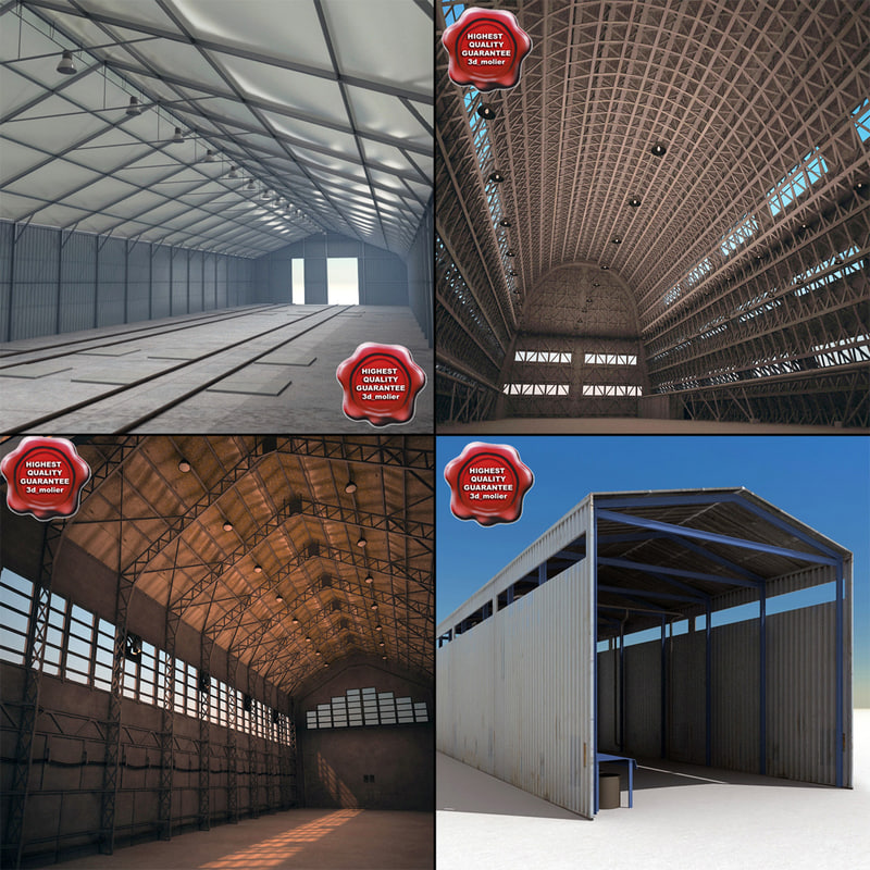 hangars v2 3d model