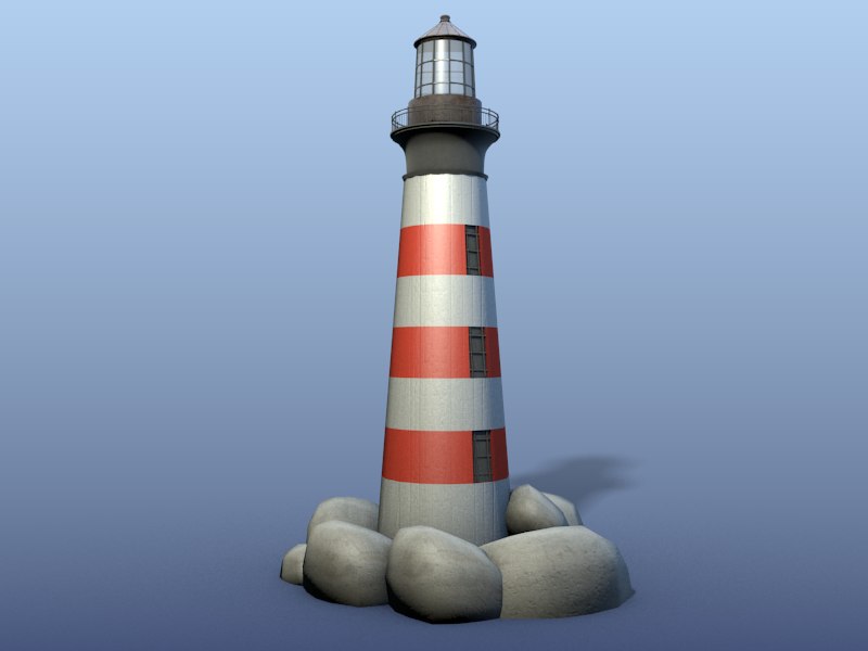 lighthouse blender materials 3d model lighthouse blender materials 3d model