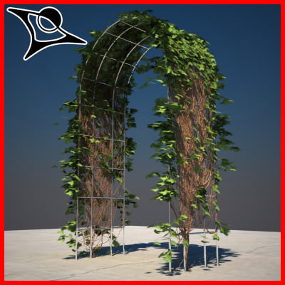 modelo 3d Ivy Metal Round - TurboSquid 569022