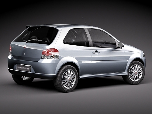 3d fiat new palio 2009 model
