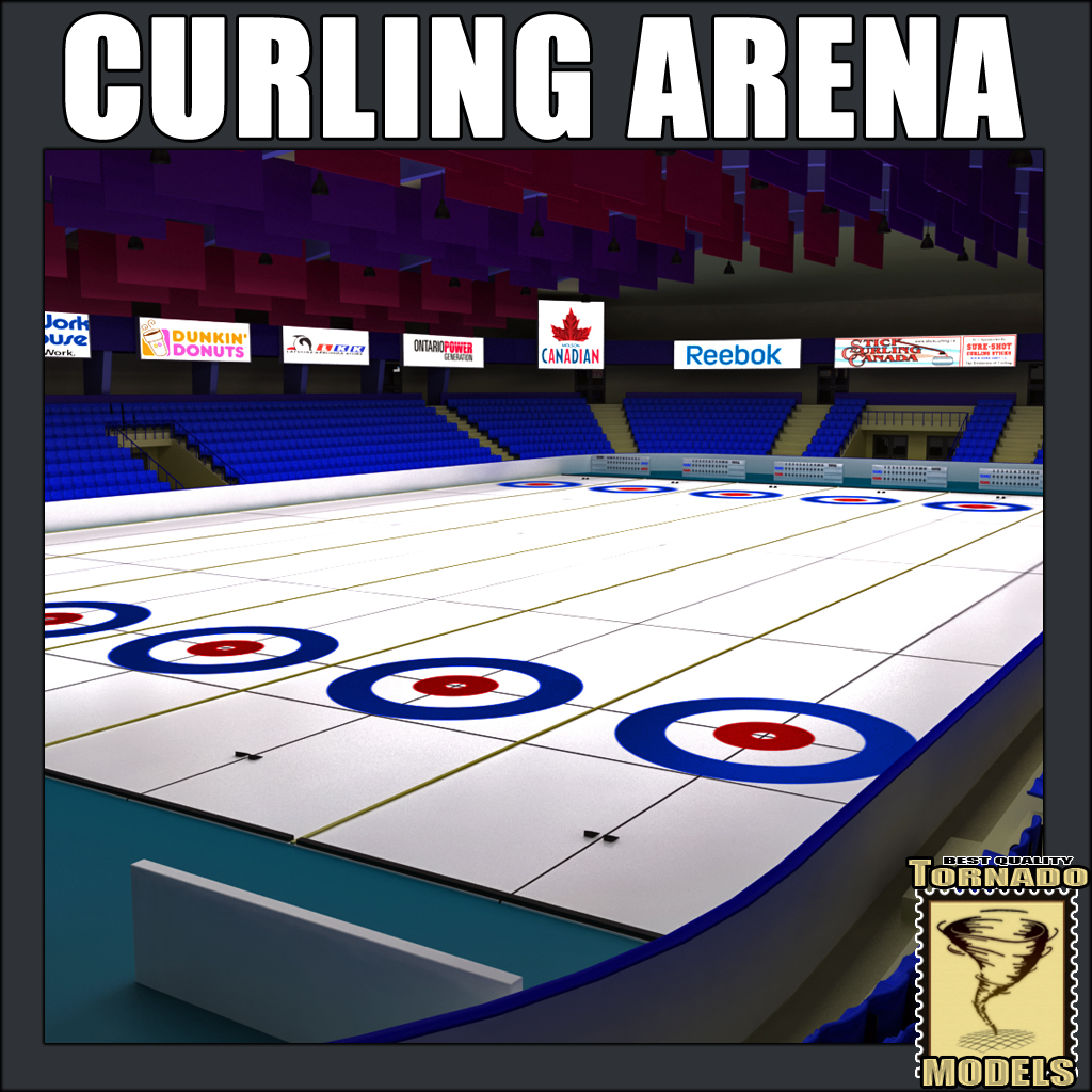 curling arena c4d