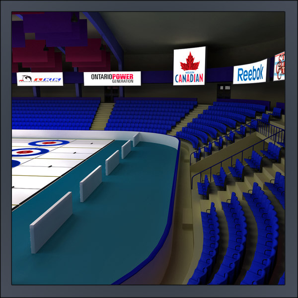 curling arena c4d
