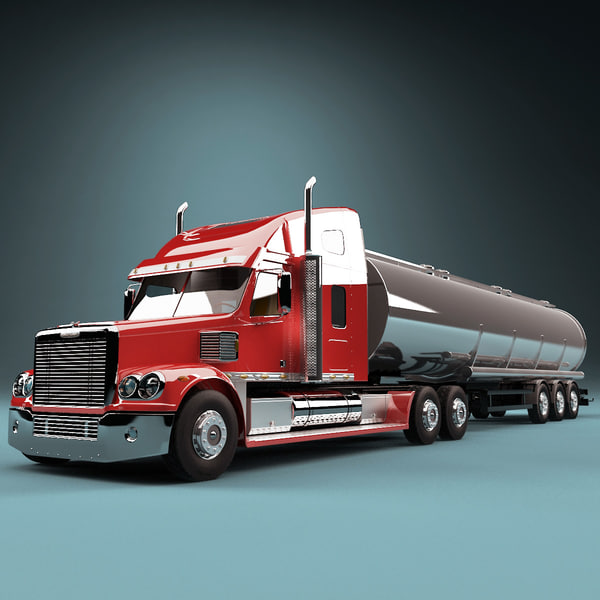 3ds freightliner coronado tank trailer