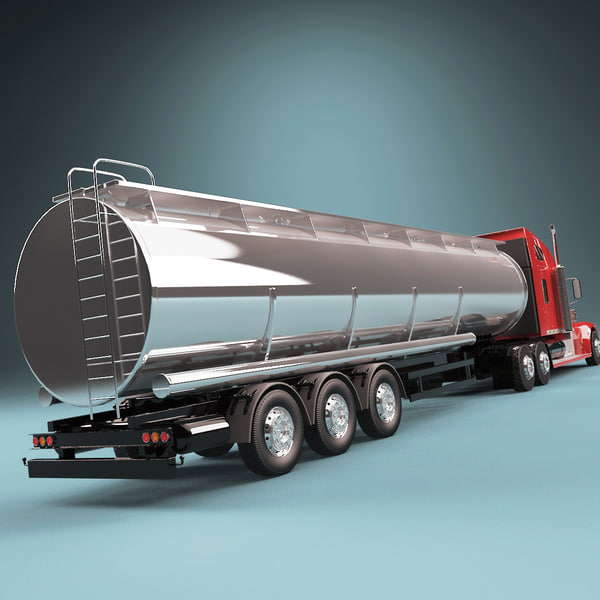 3ds freightliner coronado tank trailer