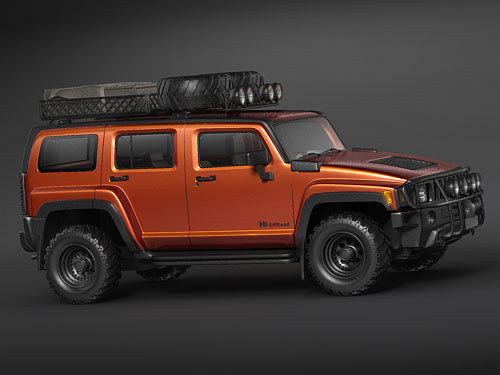 max hummer h3 offroad suv