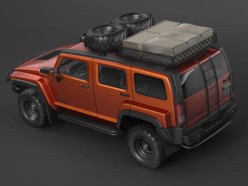 max hummer h3 offroad suv