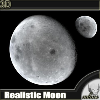 3ds max moon realistic planets