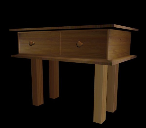 modèle 3D de HQ Table gratuit - TurboSquid 567946