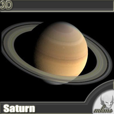 3d max realistic saturn