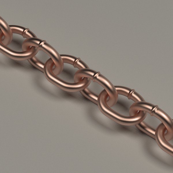 chains 3d model