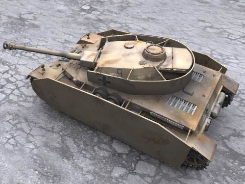 pancer panzer iv tank ww2 3d 3ds
