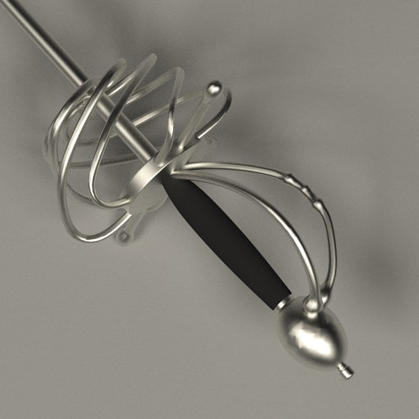 rapiers 3d model