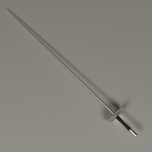 rapiers 3d model