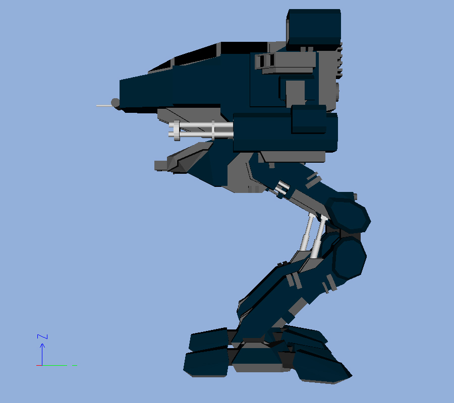 3d bipedal tank