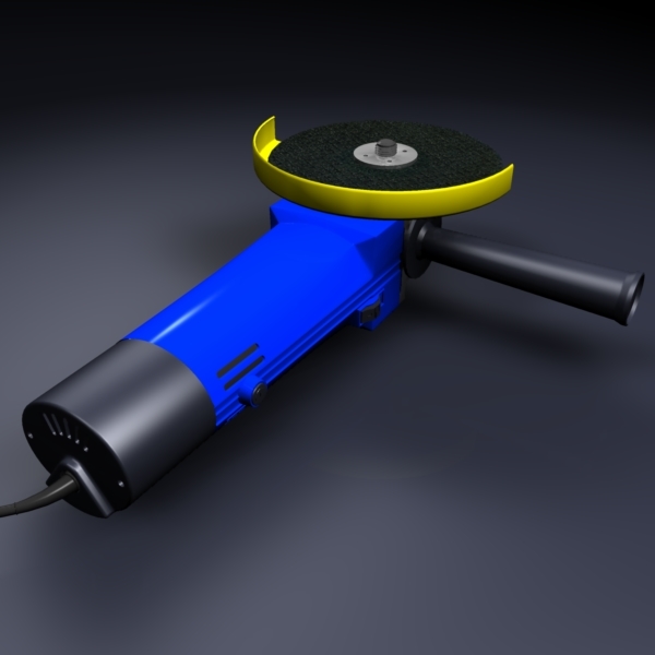 angle grinder 3d model