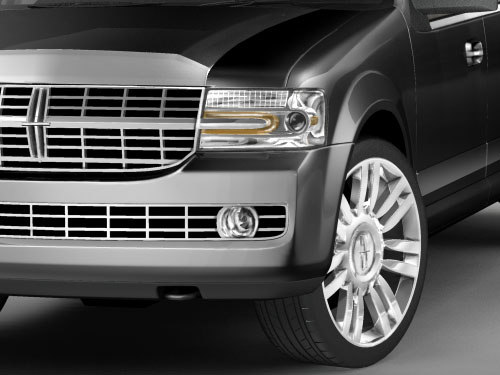 3d model navigator 2007 suv