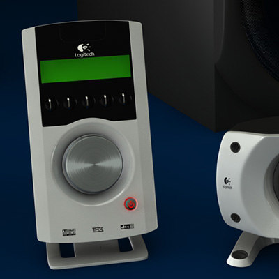 logitech z5500 3d model