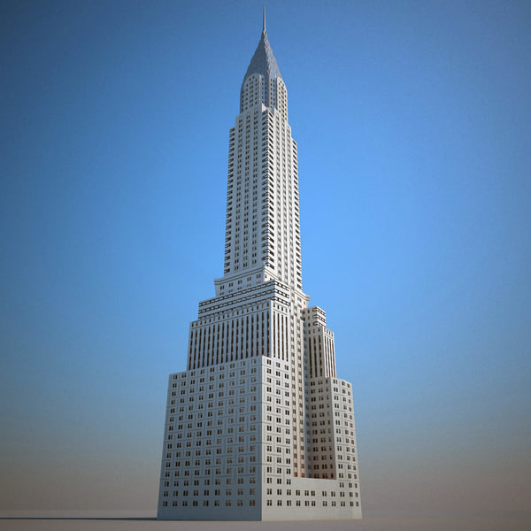 3d model chrysler building