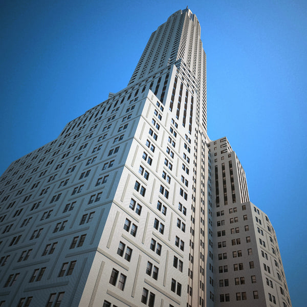 3d model chrysler building
