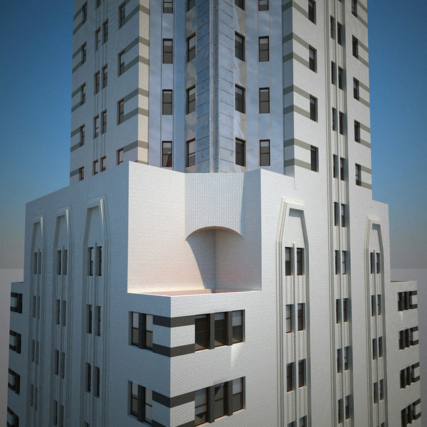 3d model chrysler building