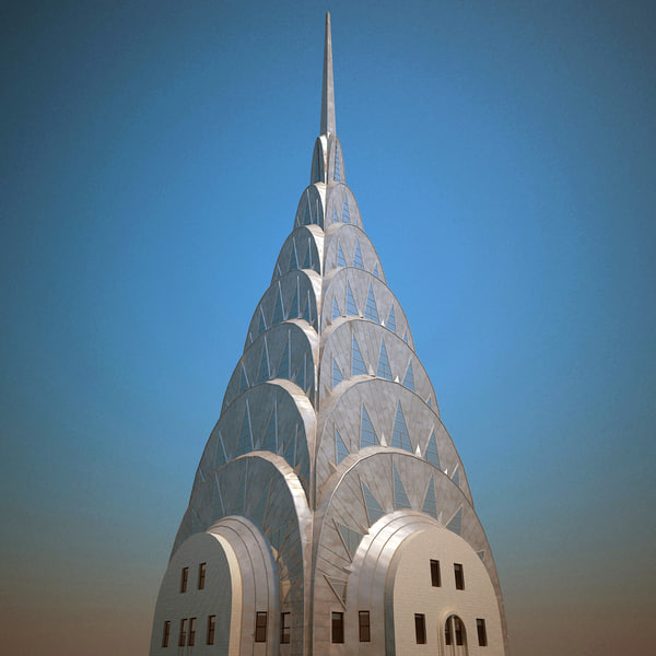 3d model chrysler building