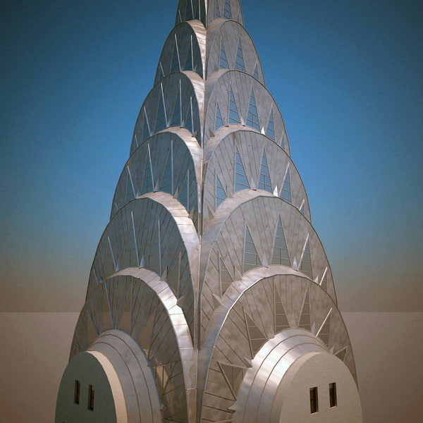 3d model chrysler building