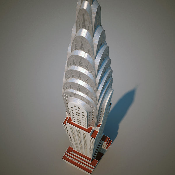 3d model chrysler building