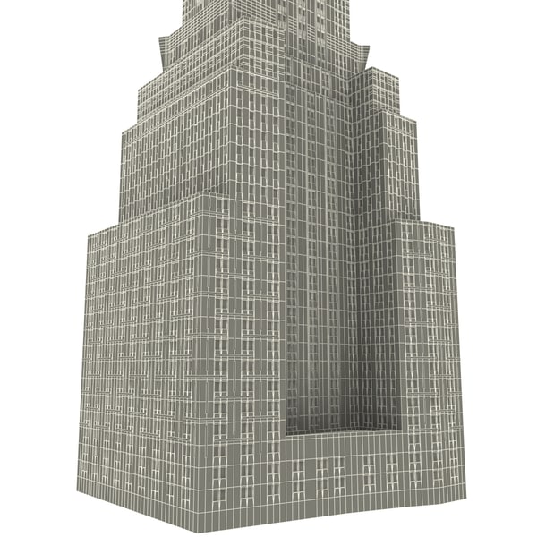 3d model chrysler building