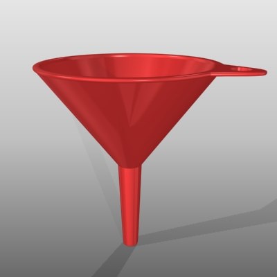 funnel 3d model