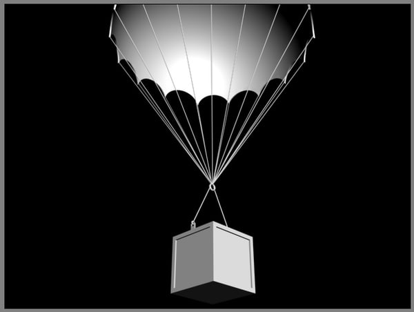 3d max airdrop crate