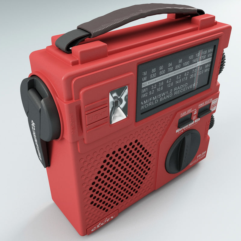 3d portable radio eton fr200 model